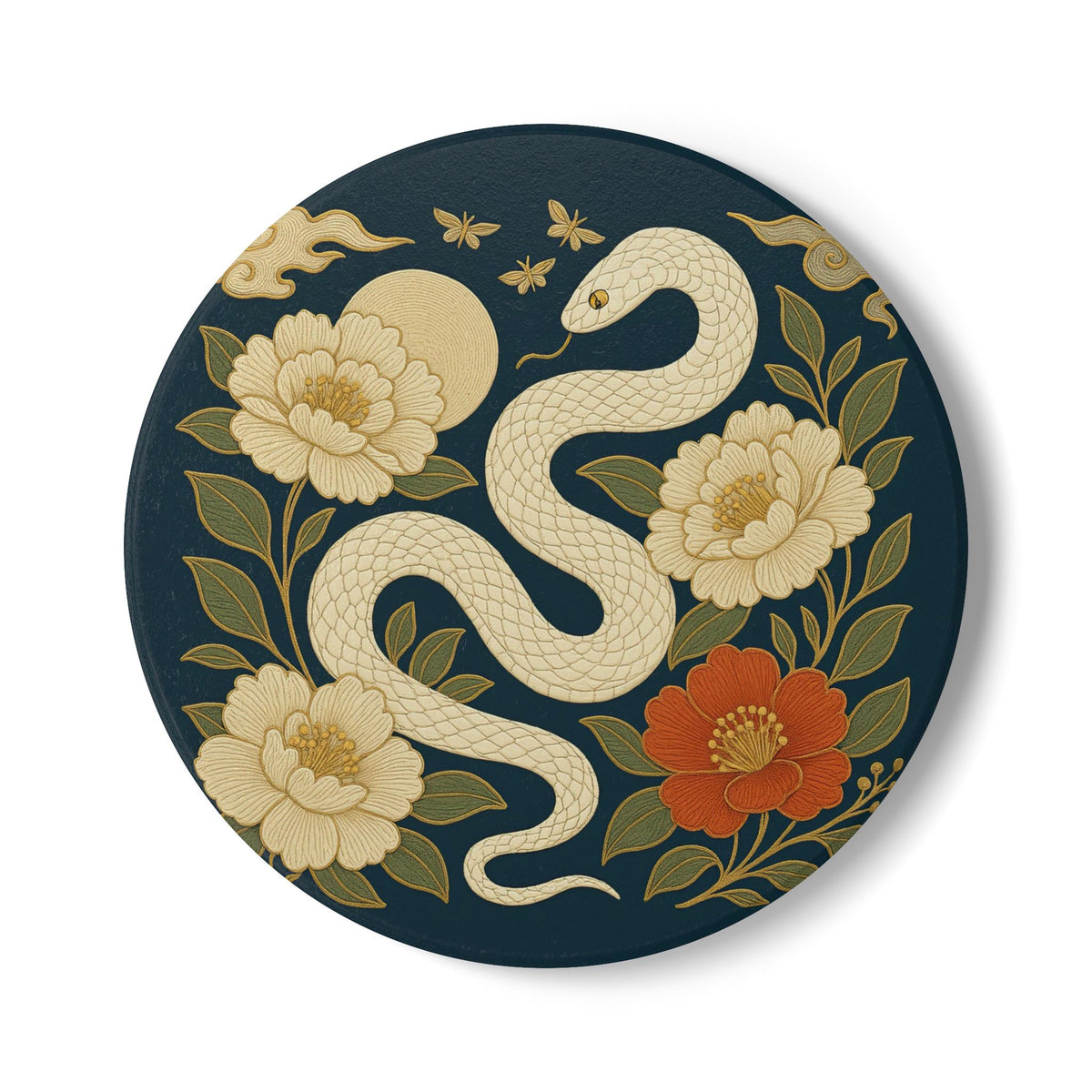 Chinoiserie Snake Coaster – Grimoire And Goblet